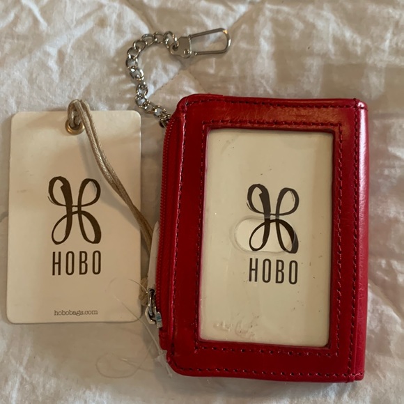 HOBO | Bags | Brand New Hobo Red Bifold Wallet Id Holder | Poshmark